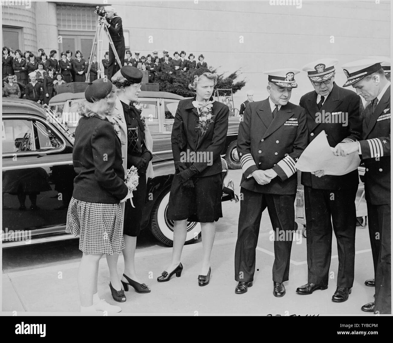 Photograph of Admiral Chester Nimitz and his family, taken on the ...