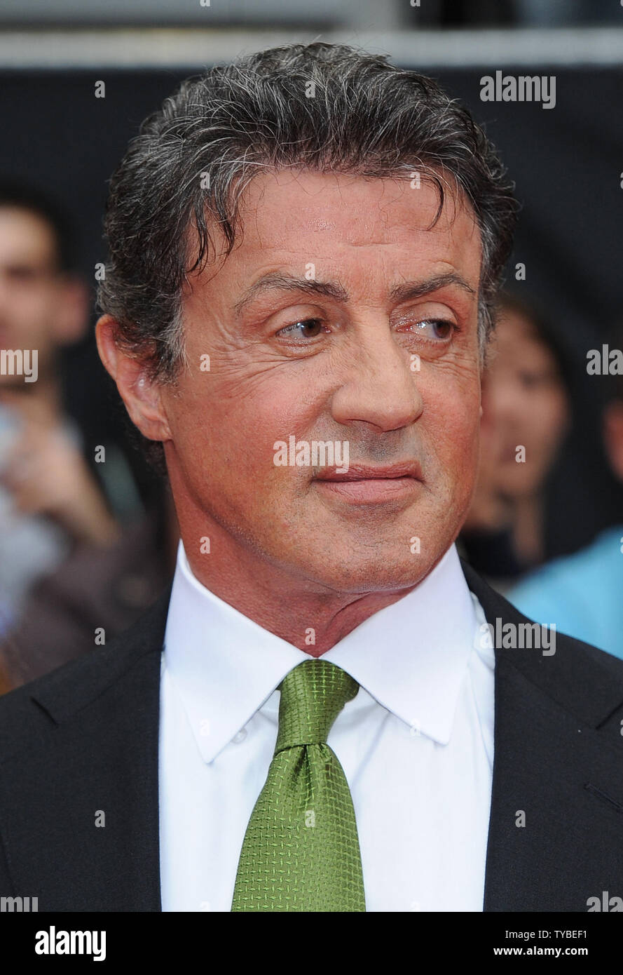 American actor Sylvester Stallone attends The UK Premiere of "The ...