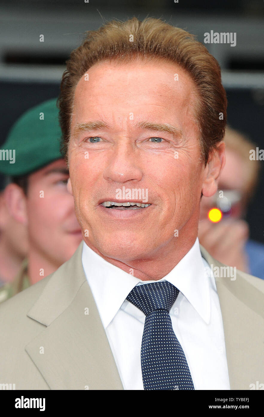 Austrian actor Arnold Schwarzenegger attends The UK Premiere of "The ...