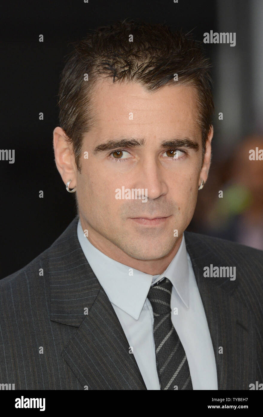 Irish actor Colin Farrell attends The UK Premiere of "Total Recall" at ...