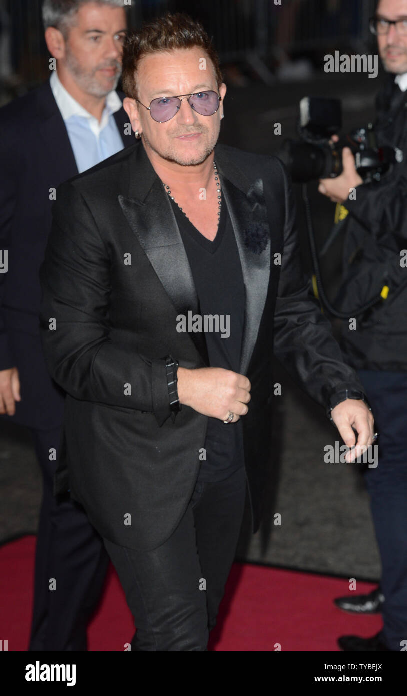 Irish singer Bono from U2 attends the "GQ Awards" at Royal Opera House ...