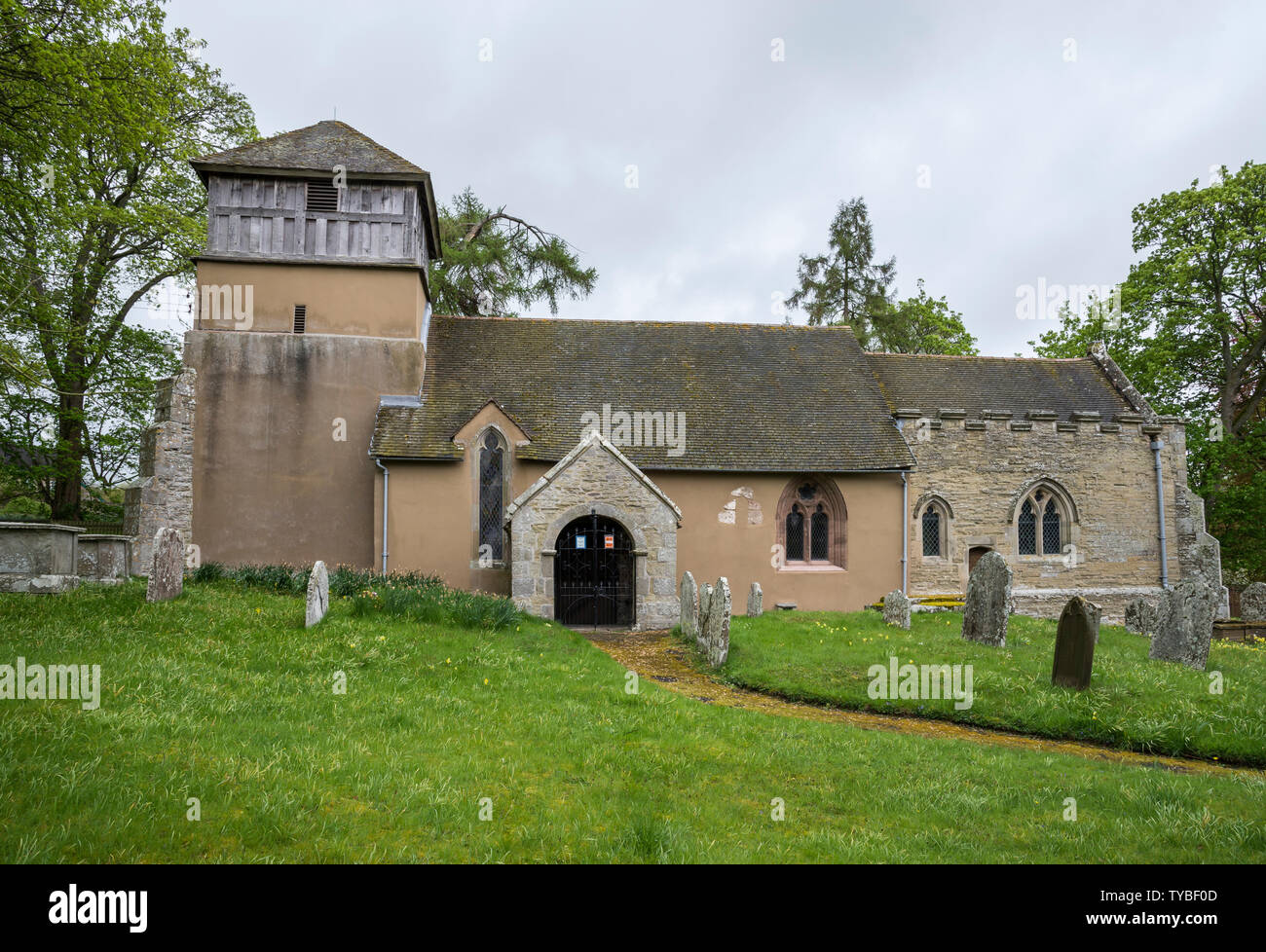 Shipton church, Shropshire, England. An old church with connections to ...