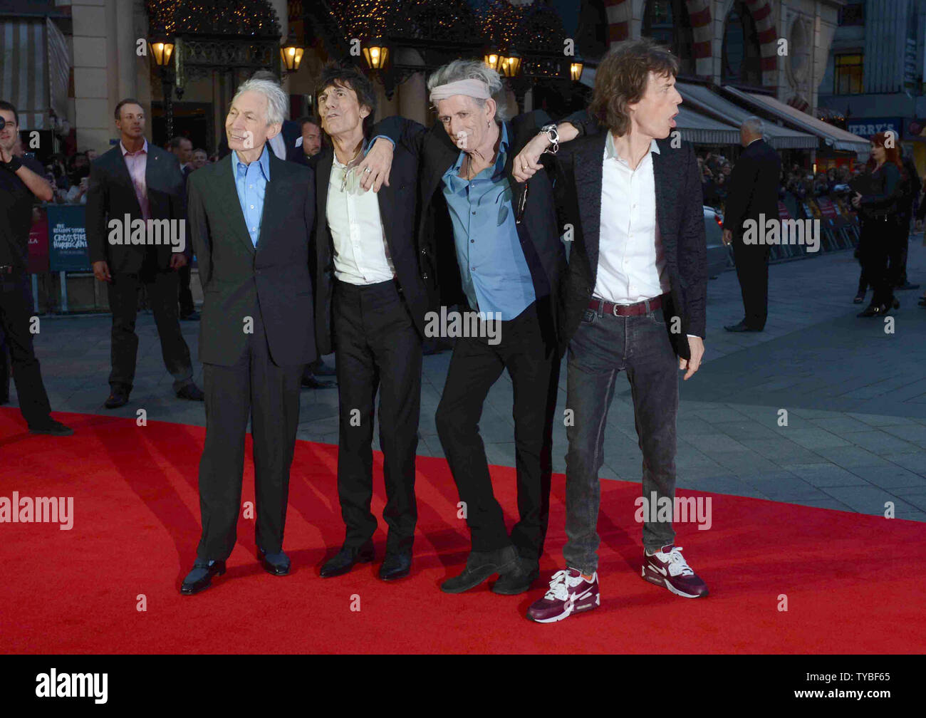Keith richards and charlie watts from the rolling stones hi-res stock ...