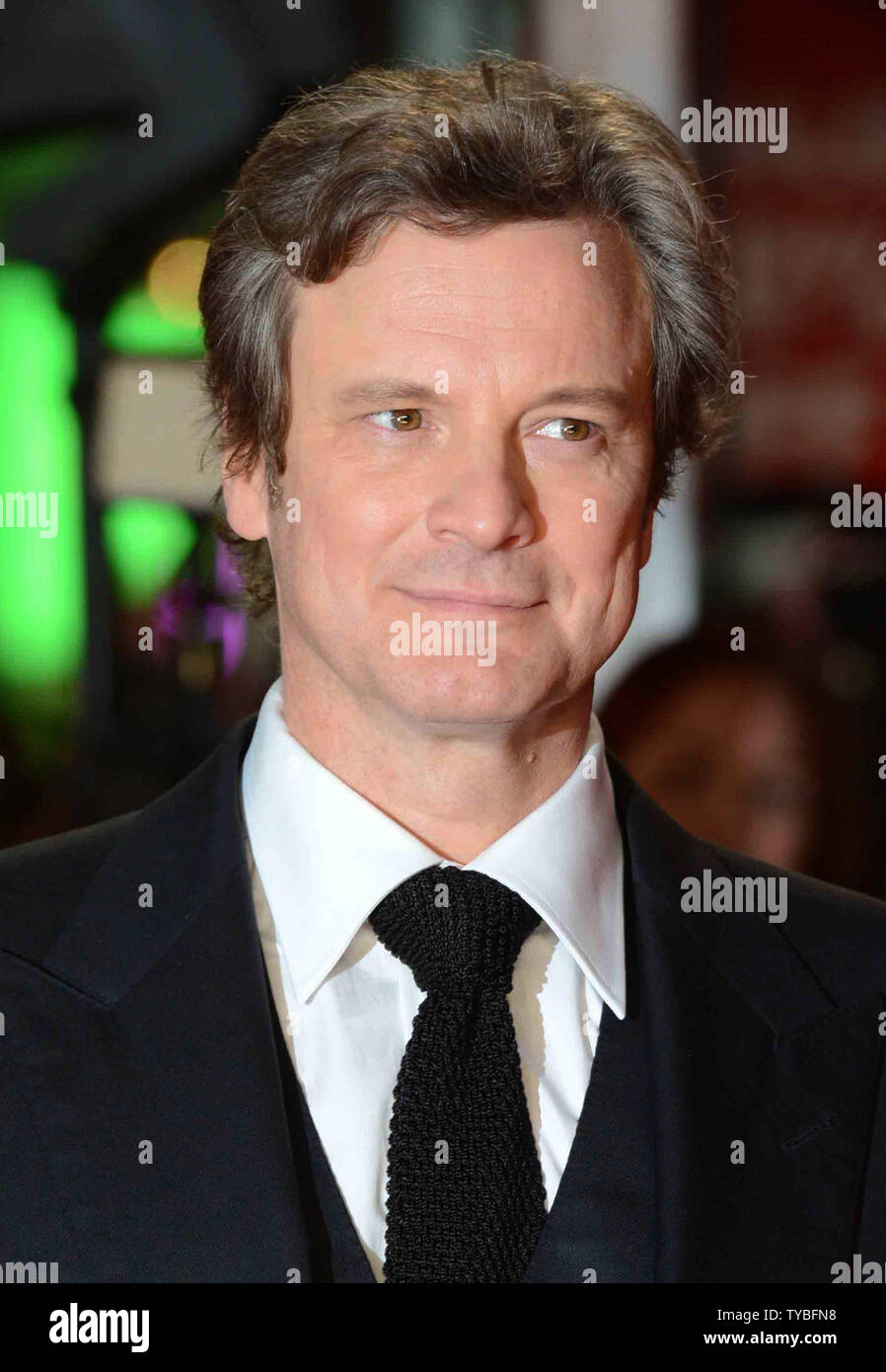 English actor Colin Firth attends The World Premiere of "Gambit" at The ...
