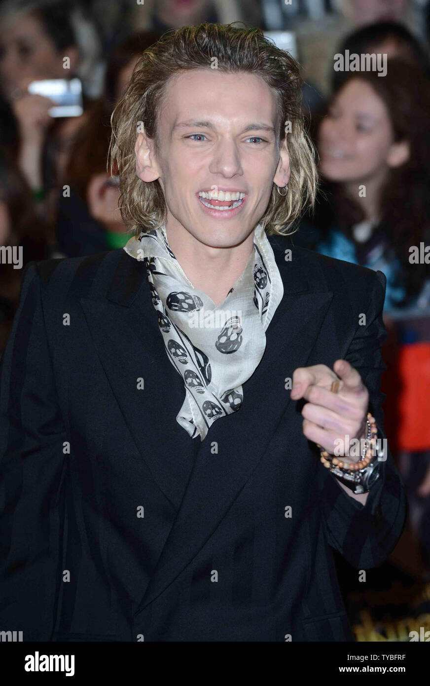 English actor Jamie Campbell Bower attends The UK premiere of "The ...