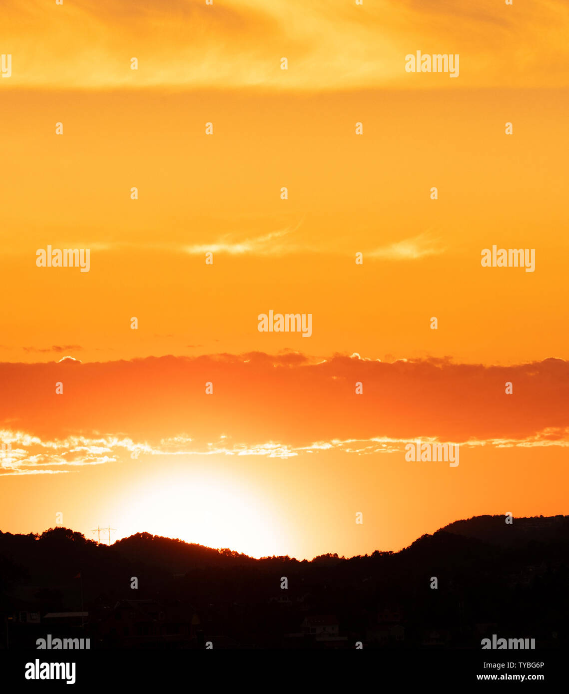 Bergen solnedgang hi-res stock photography and images - Alamy