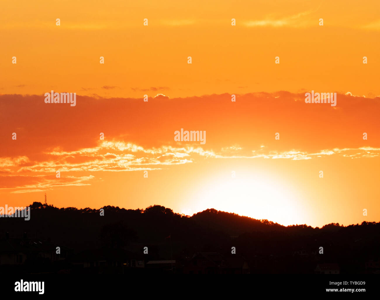 Bergen solnedgang hi-res stock photography and images - Alamy