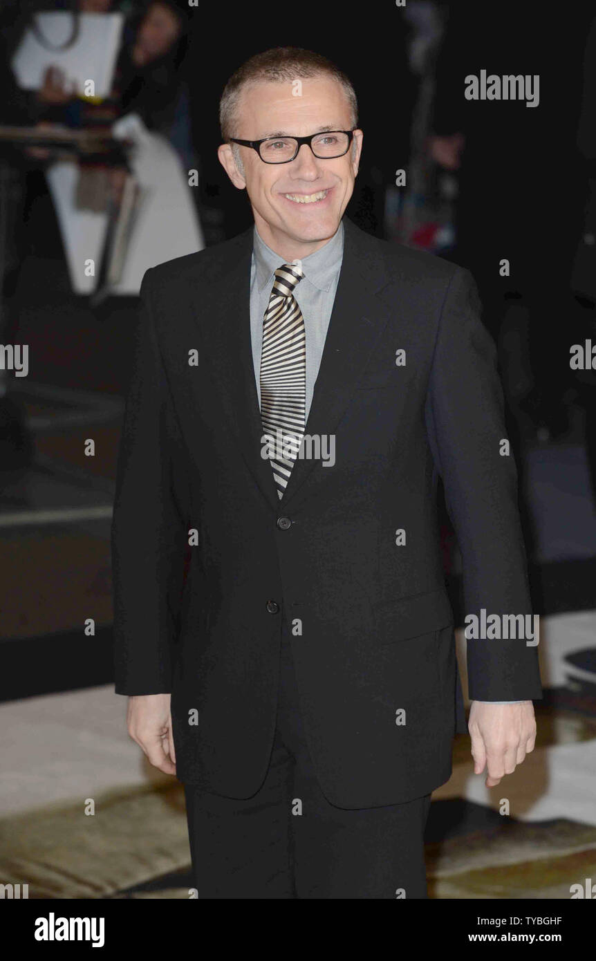 Austrian actor Christoph Waltz attends The UK premiere of "Django ...