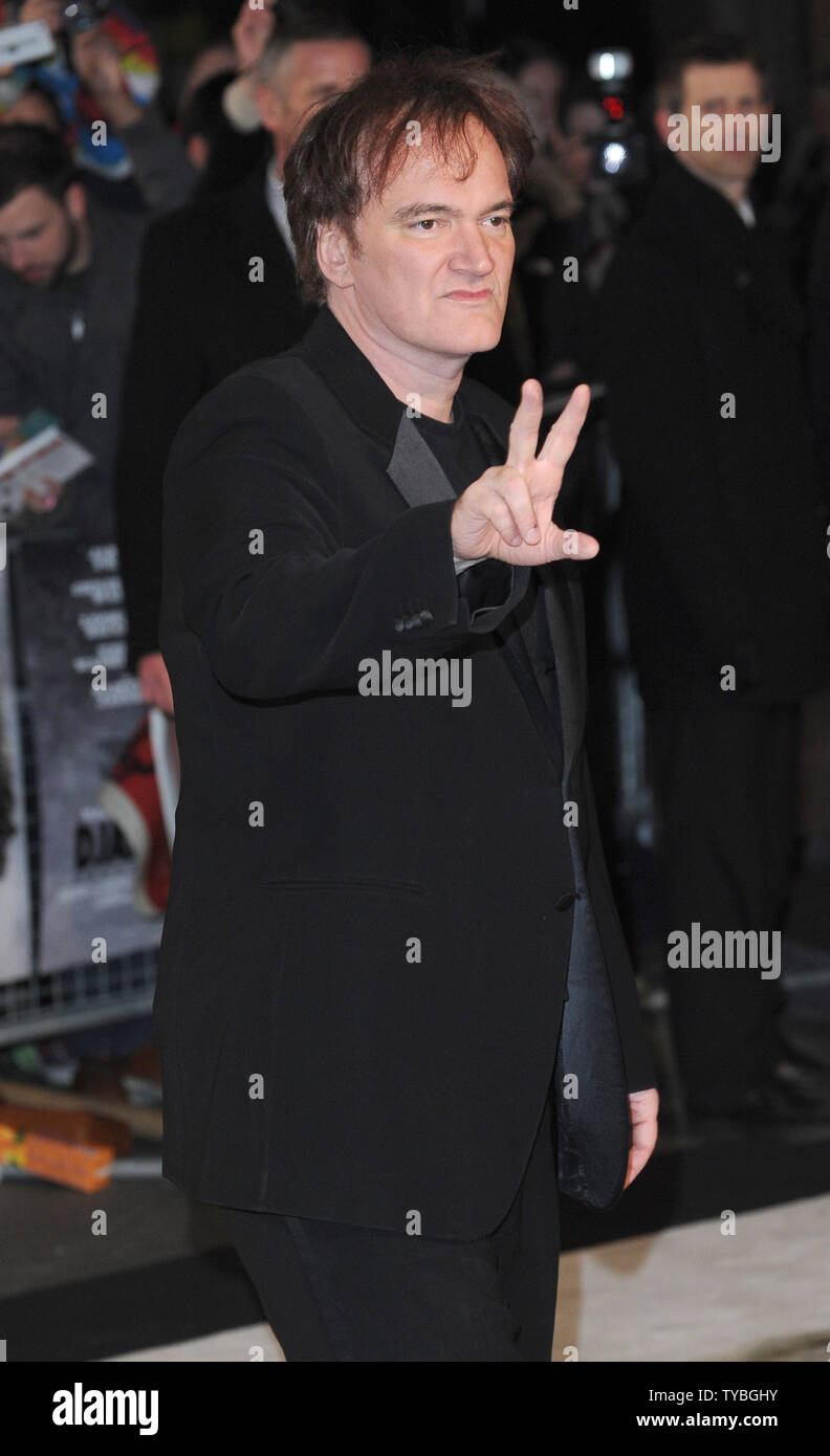 American director, screenwriter, producer and actor Quentin Tarantino ...