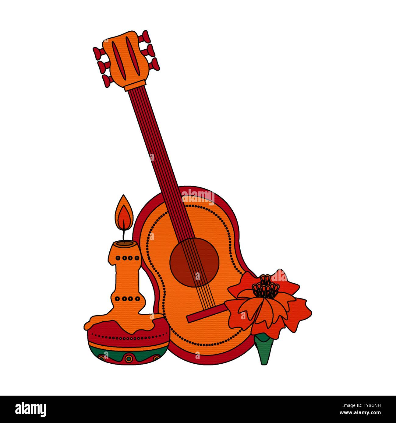 Mexico festival and mexican celebrations cartoons Stock Vector Image ...