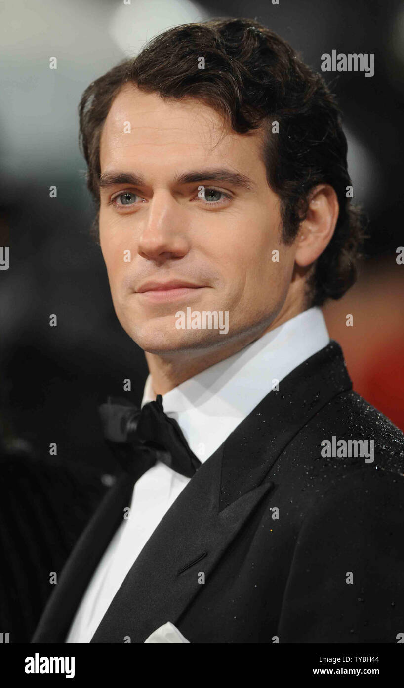British actor Henry Cavill attending the EE British Academy Film Awards ...