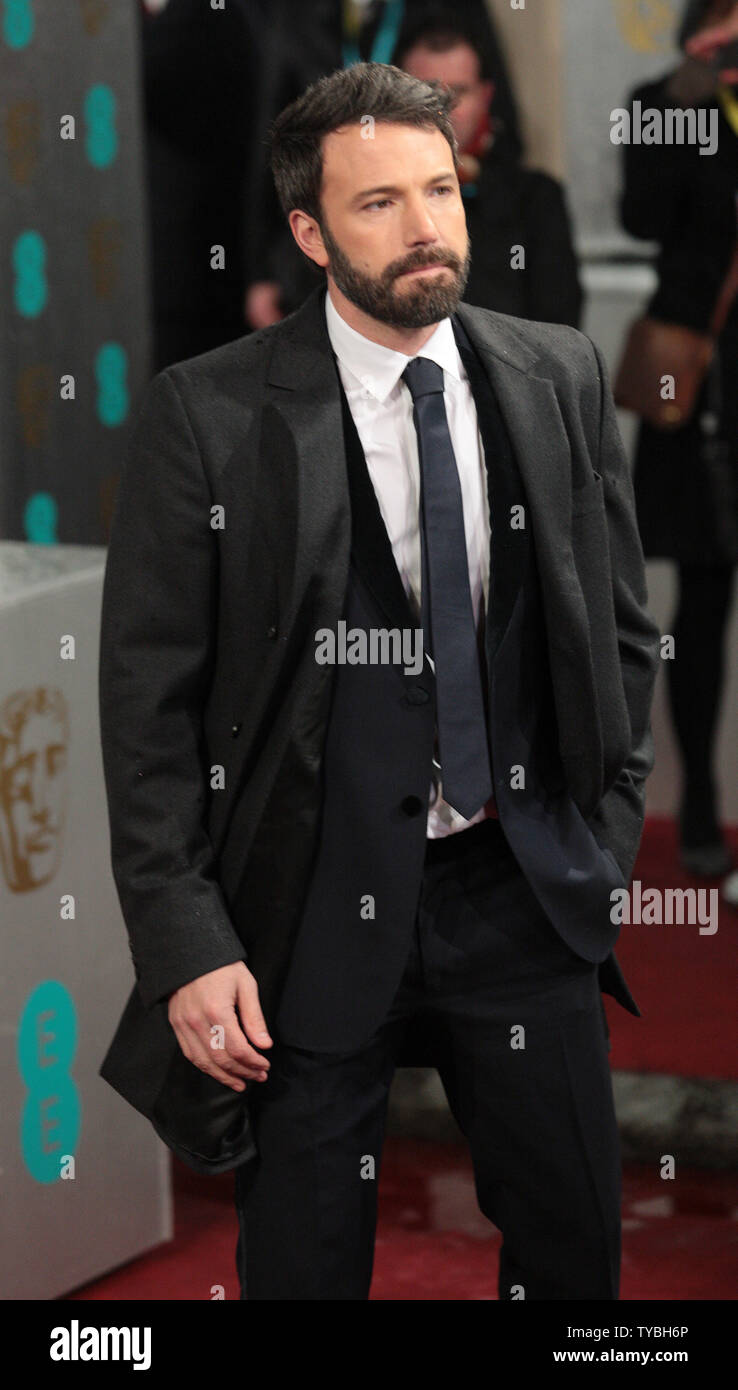 American actor Ben Affleck arrives at the Baftas Awards Ceremony at The ...
