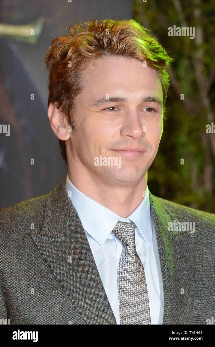American actor James Franco attends the The European premiere of "Oz ...