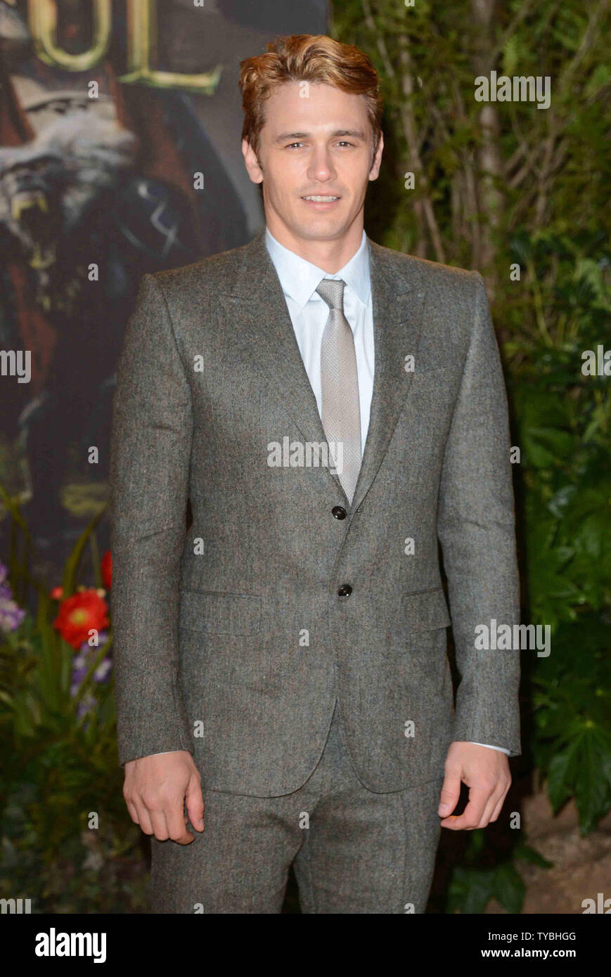 American actor James Franco attends the The European premiere of "Oz ...