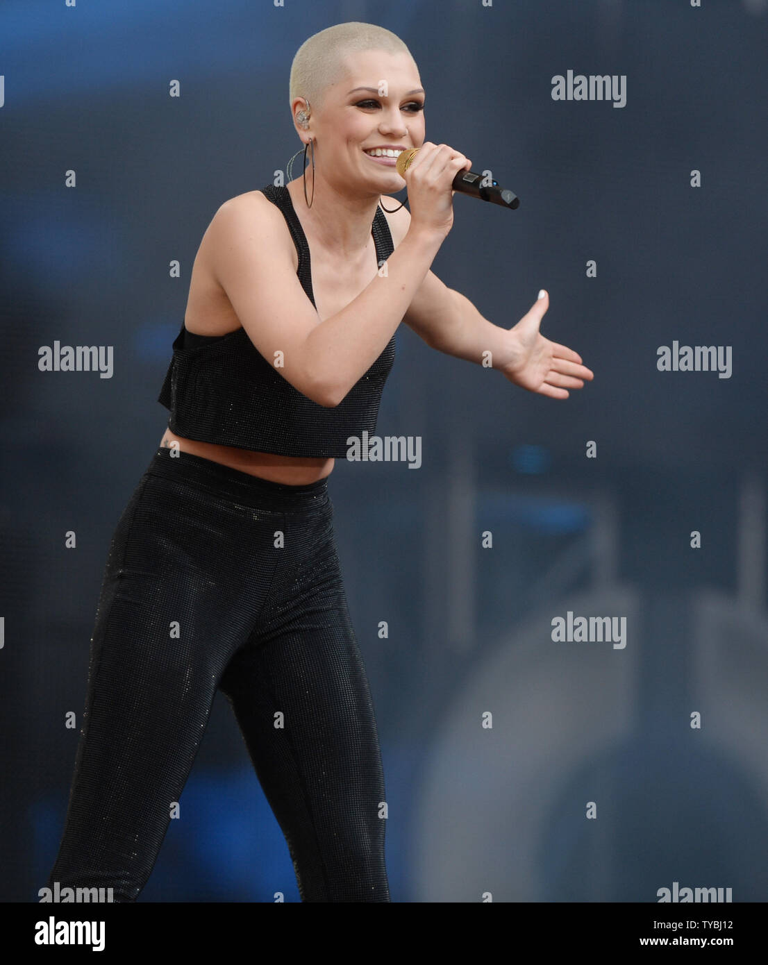 British singer Jessie J performs at the "Sound of Change" charity event ...