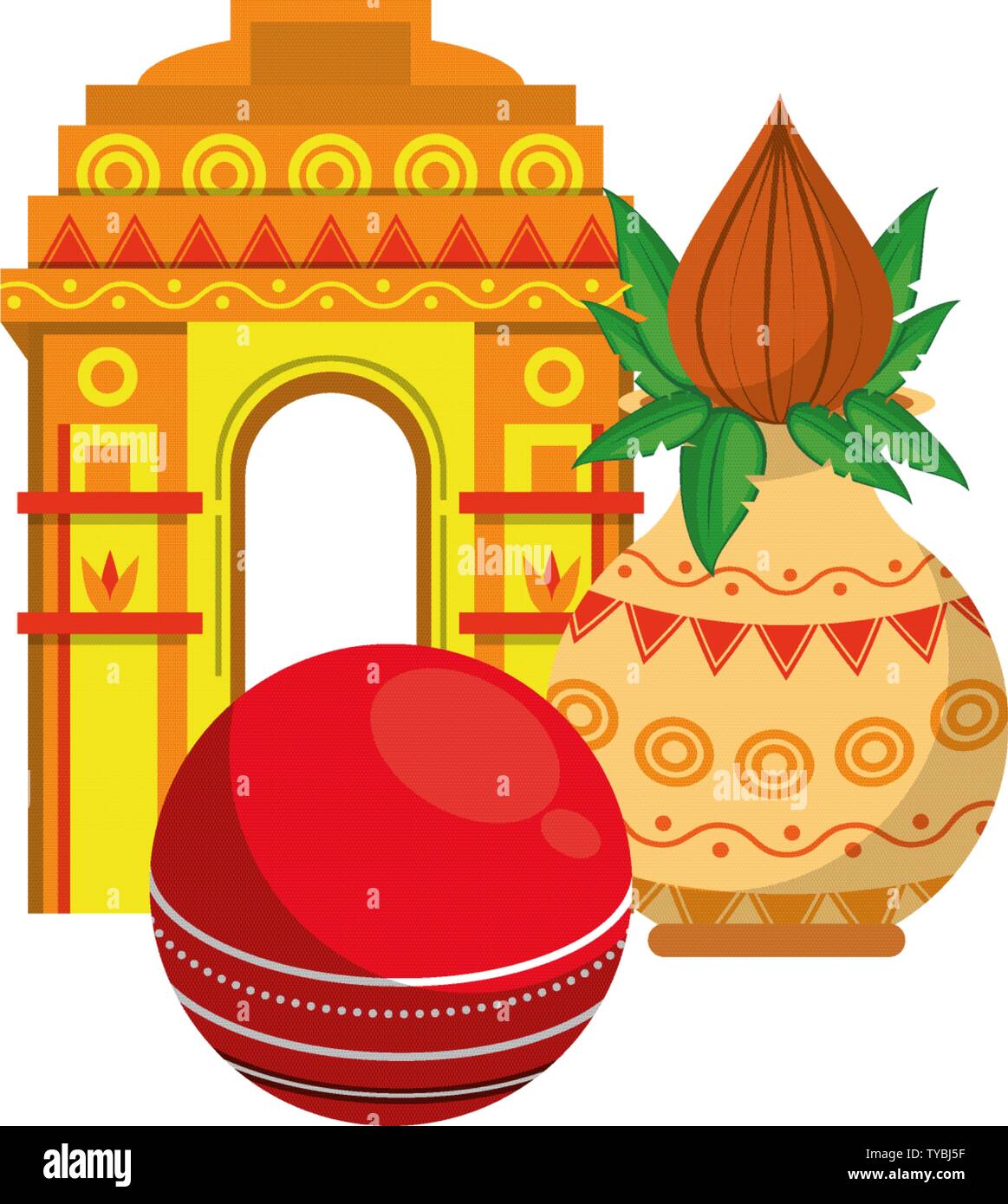indian building monuments icon cartoon Stock Vector Image & Art - Alamy