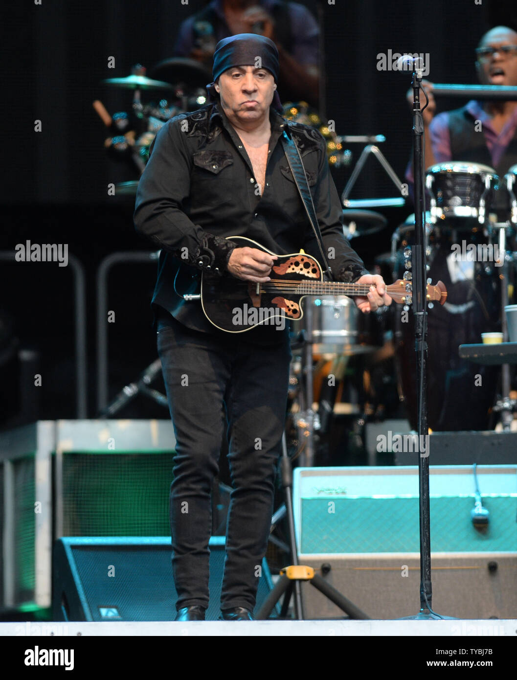 American guitarist Steven Van Zandt performs with The E- Street Band at ...