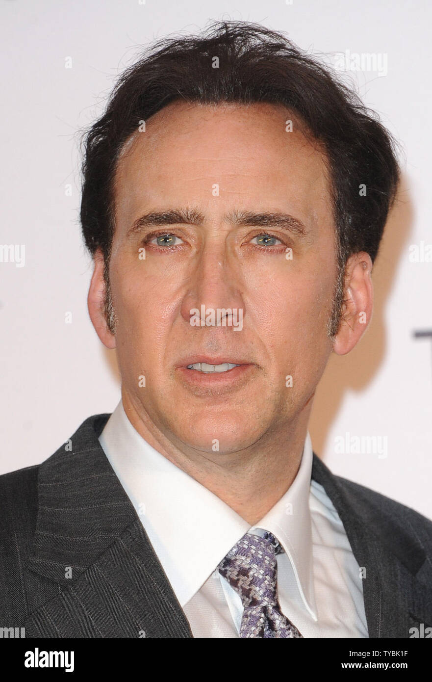 American actor Nicolas Cage attends The UK premiere of "Frozen Ground ...