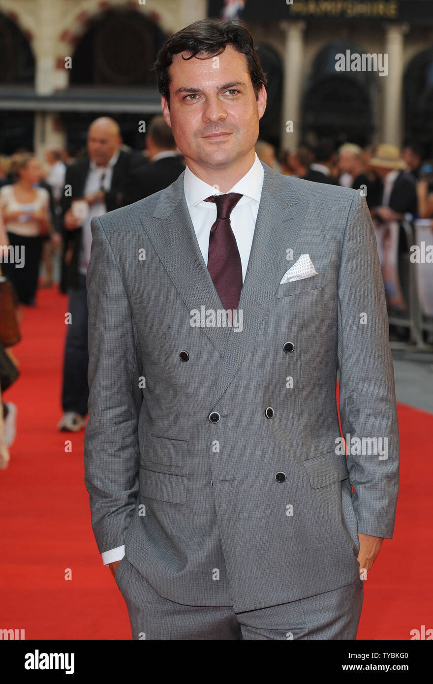 Daniel Pirrie attends The World Premiere of "Diana" at The Odeon ...