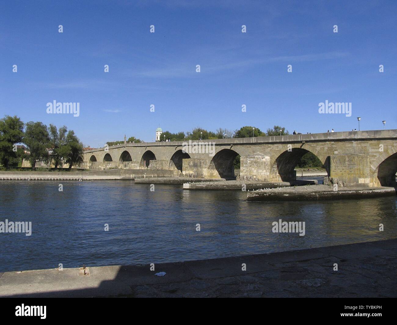 The Stone Bridge of Regensburg is 900 years old and the oldest so ...