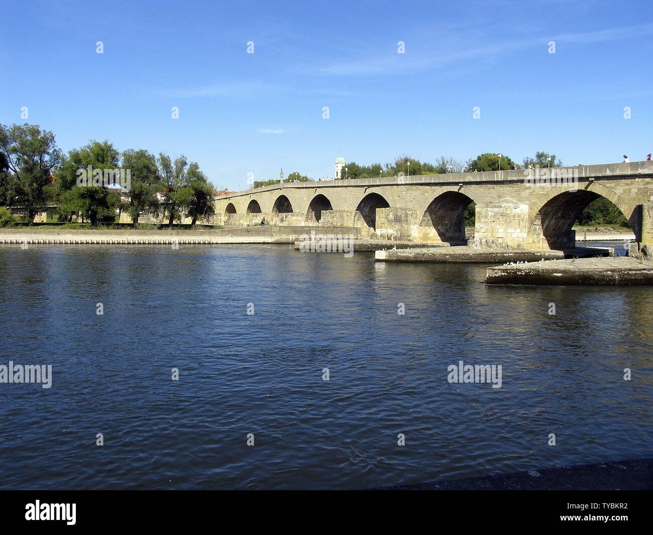 The Stone Bridge of Regensburg is 900 years old and the oldest so ...