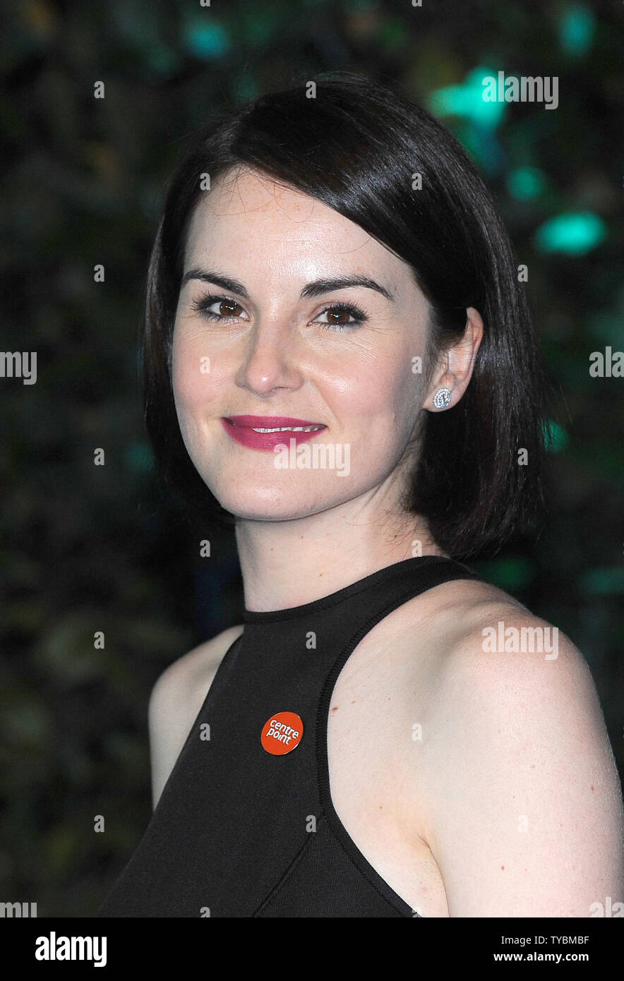 English actress Michelle Dockery attends the Centrepoint Winter Whites ...