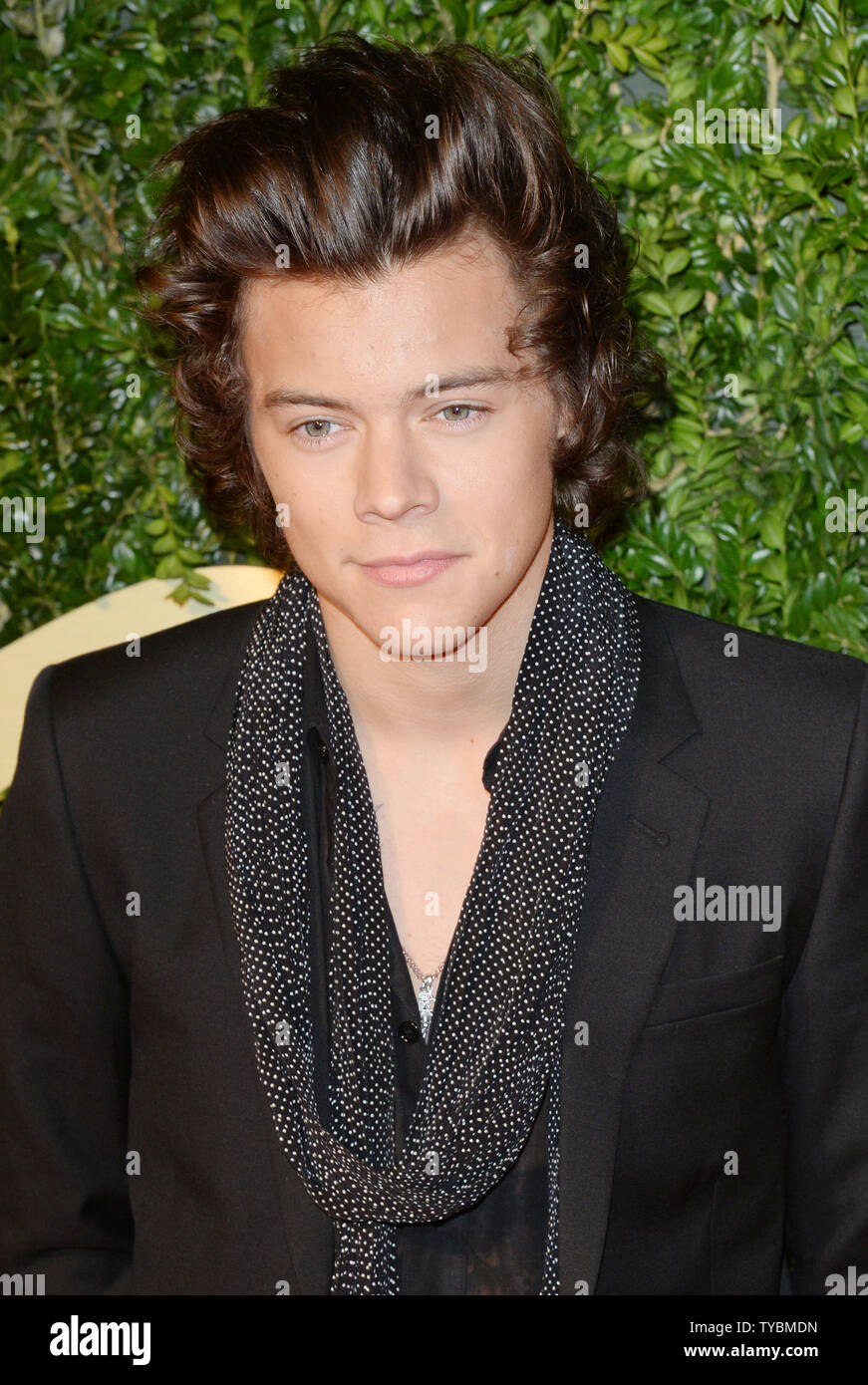 British singer Harry Styles from One Direction attends the "British ...