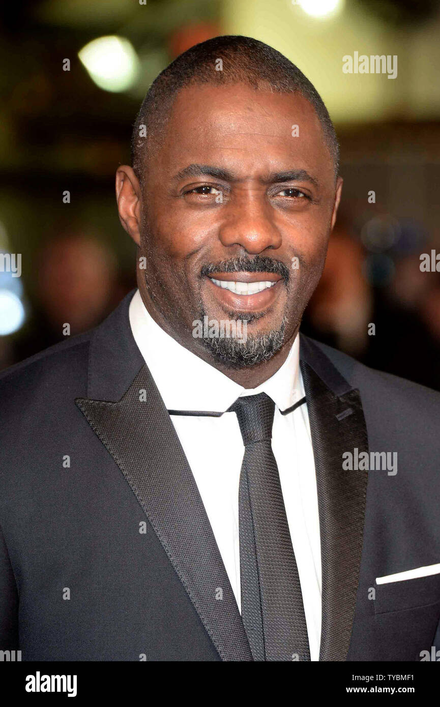 English actor Idris Elba attends the Royal film performance of 'Mandela ...