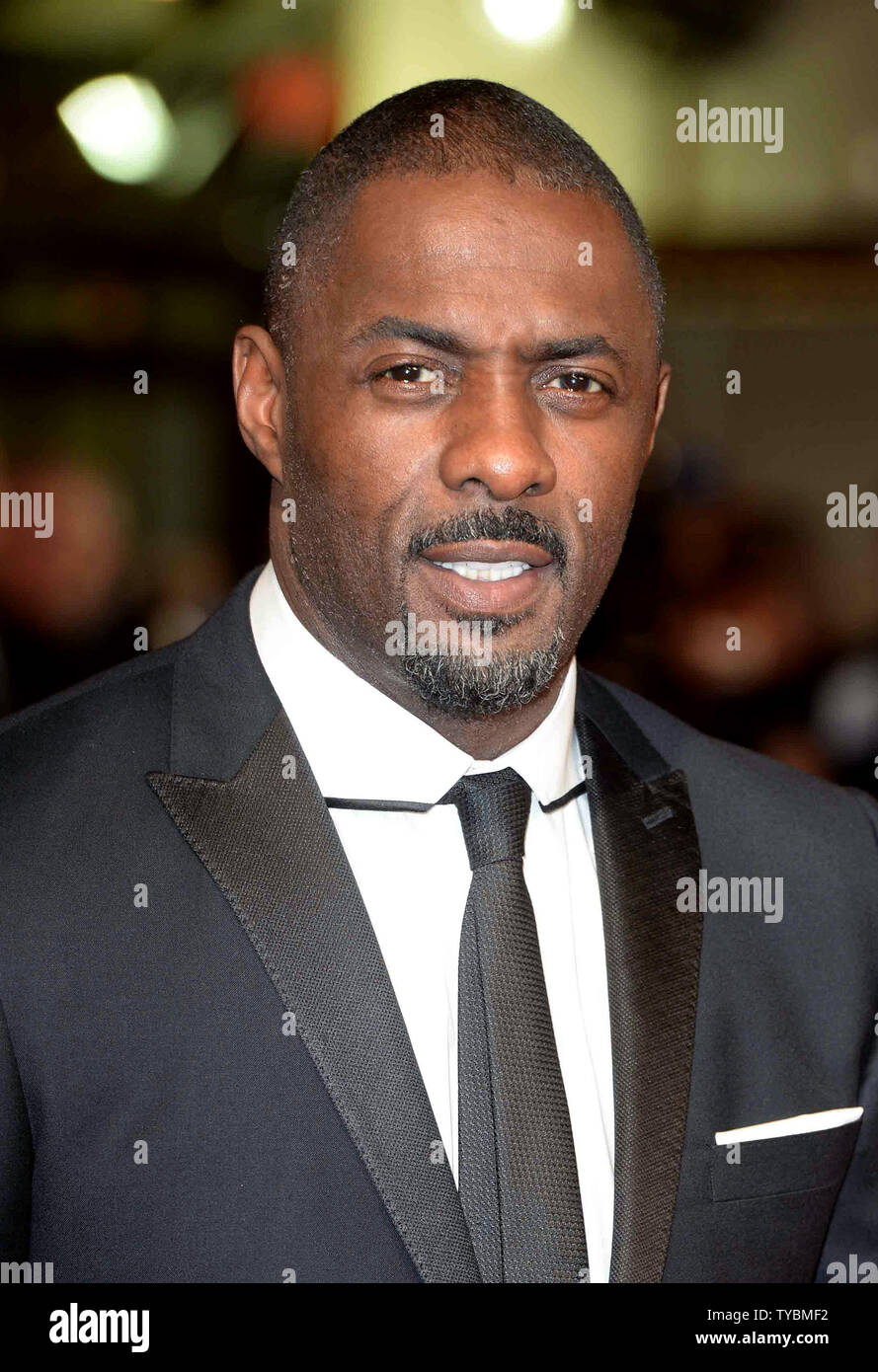 English actor Idris Elba attends the Royal film performance of 'Mandela ...