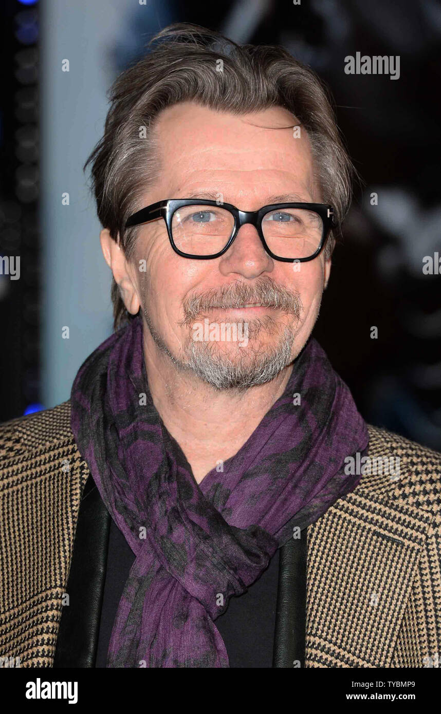 English actor Gary Oldman attends the World premiere of 'Robocop' at ...