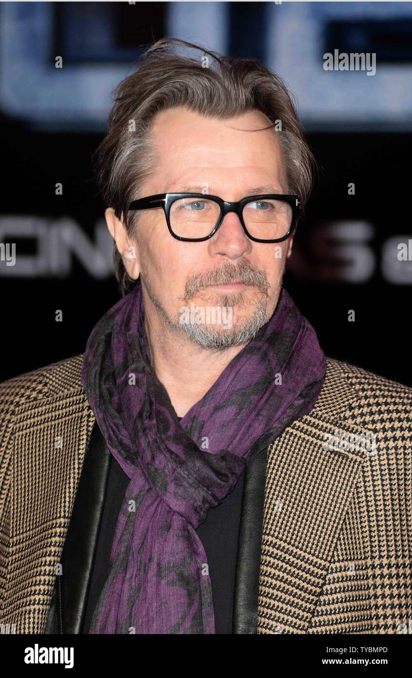 English actor Gary Oldman attends the World premiere of 'Robocop' at ...