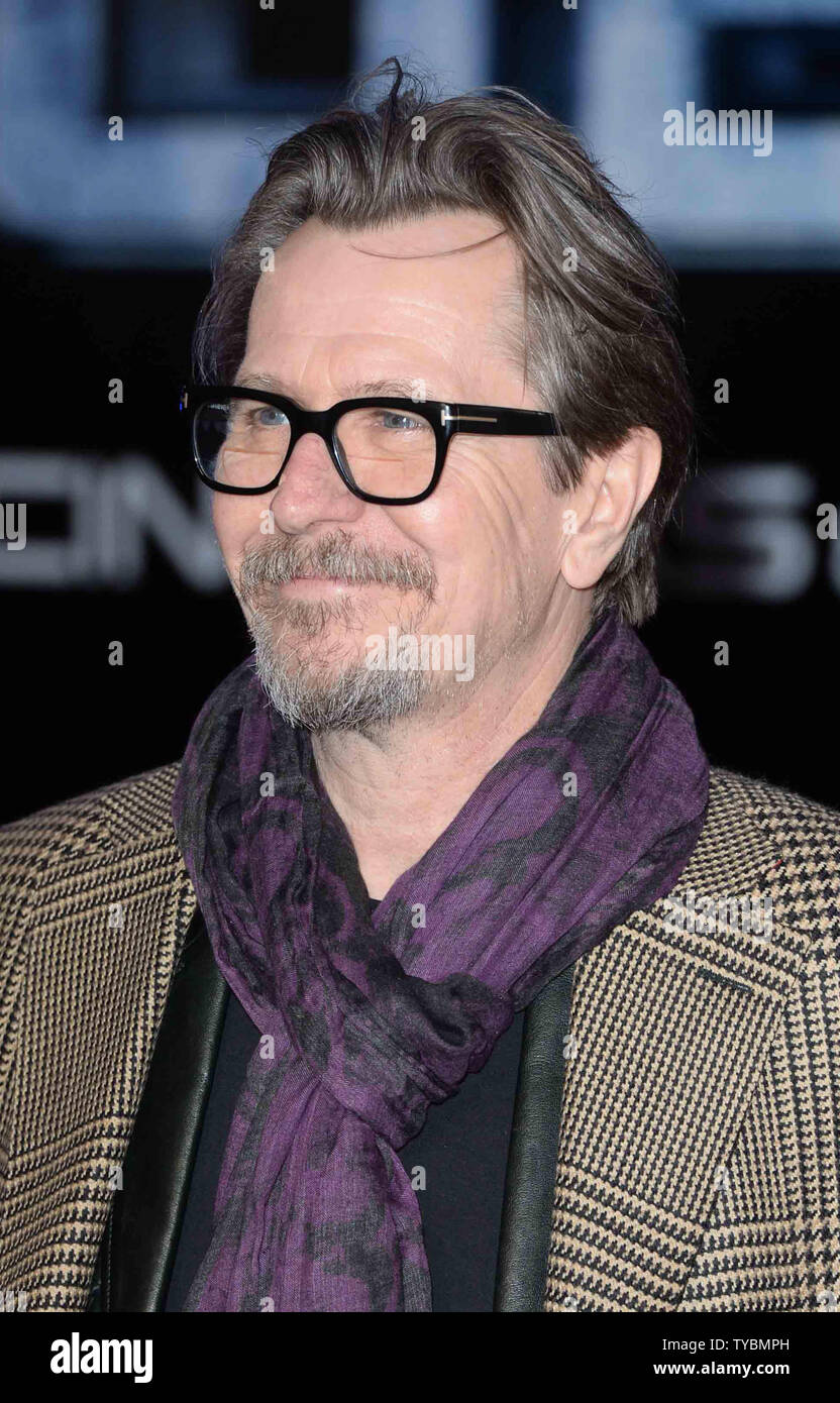 English actor Gary Oldman attends the World premiere of 'Robocop' at ...