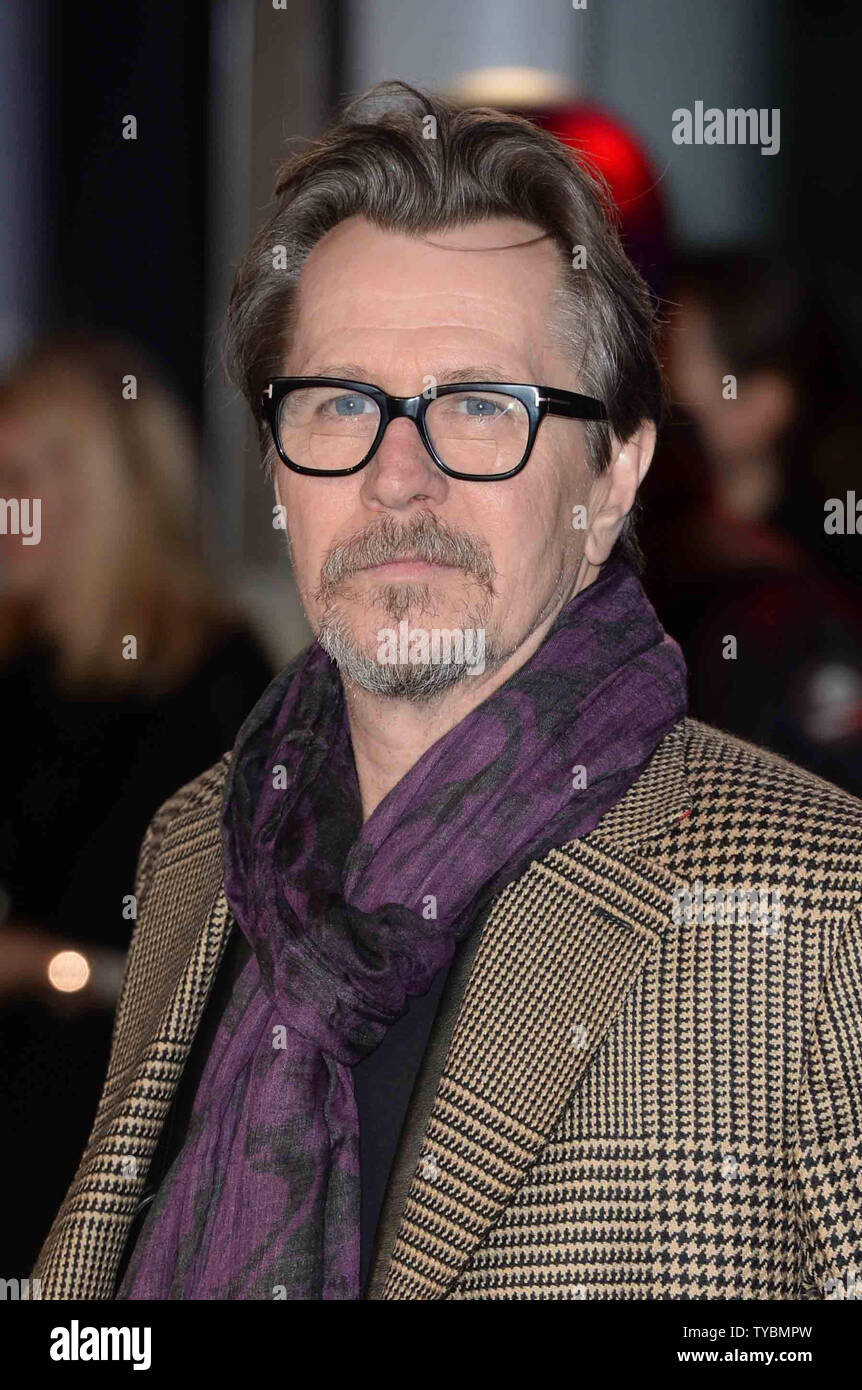 English actor Gary Oldman attends the World premiere of 'Robocop' at ...