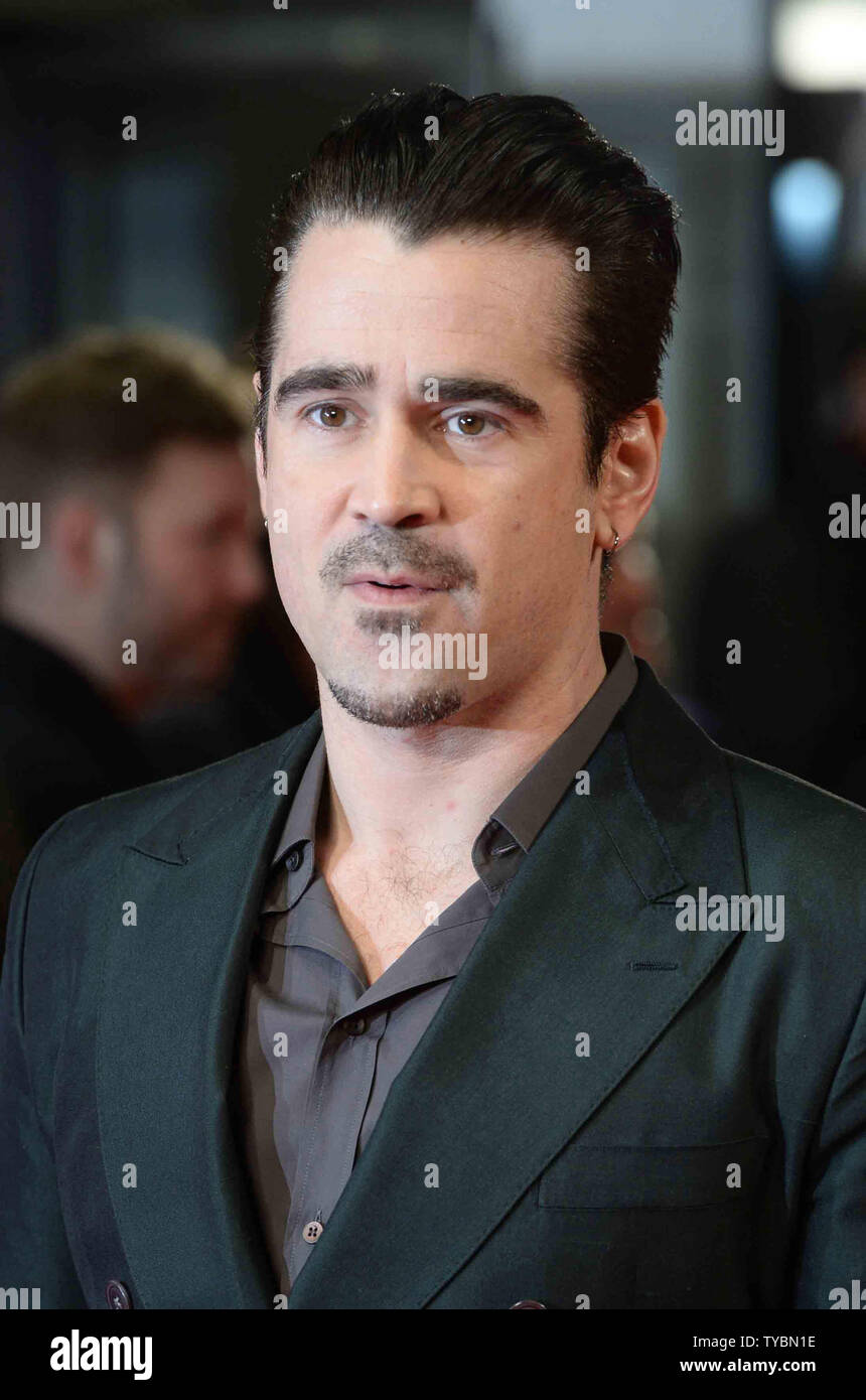 Irish actor Colin Farrell attends the UK premiere of 'A New York Winter ...