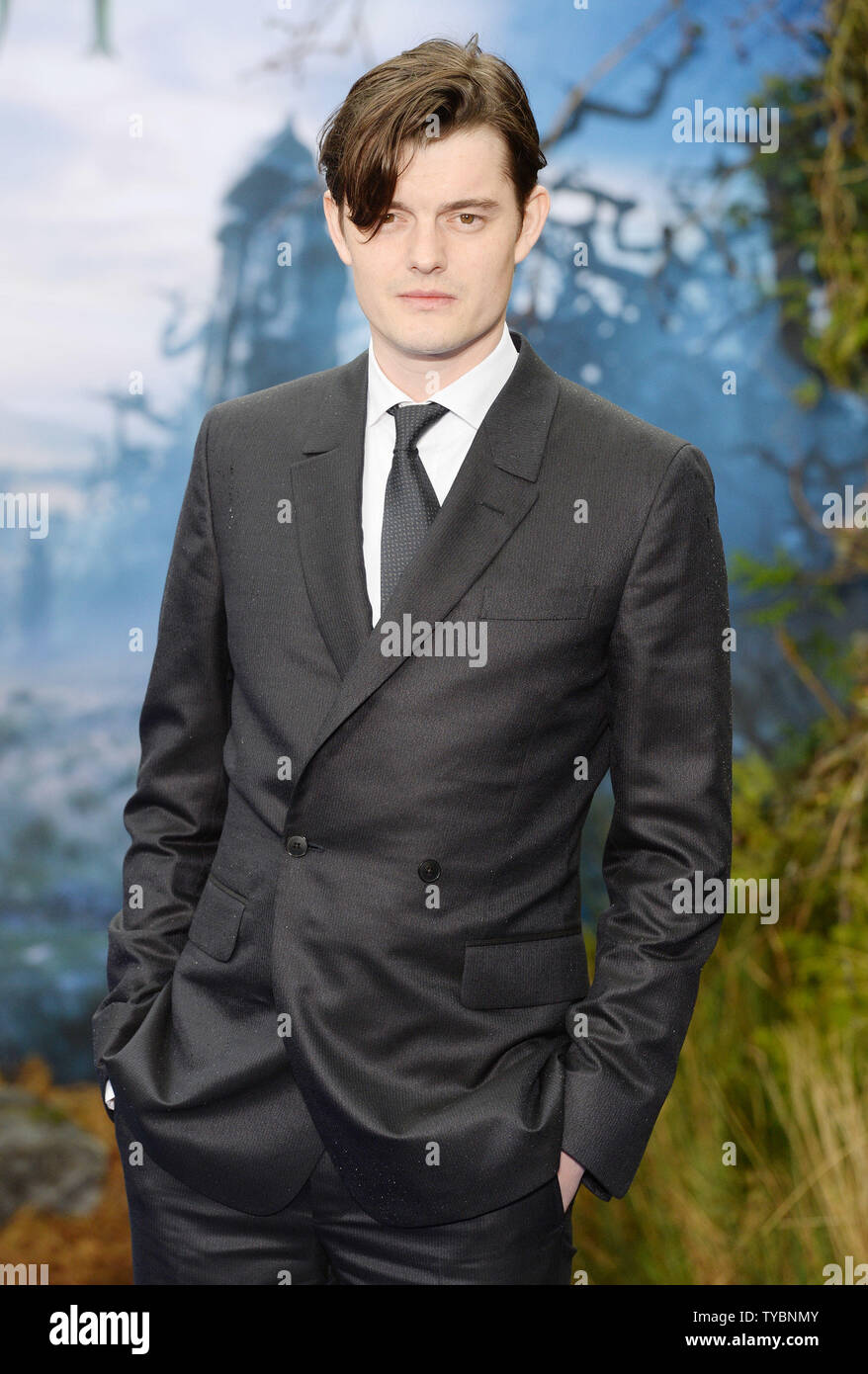 British actor Sam Riley attends the screening of "Maleficent" at the ...