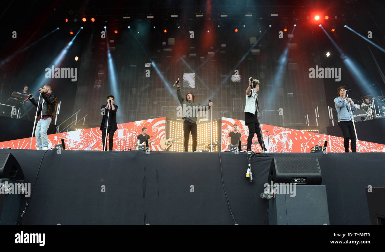 English pop band One Direction performs live during BBC Radio 1's Big ...