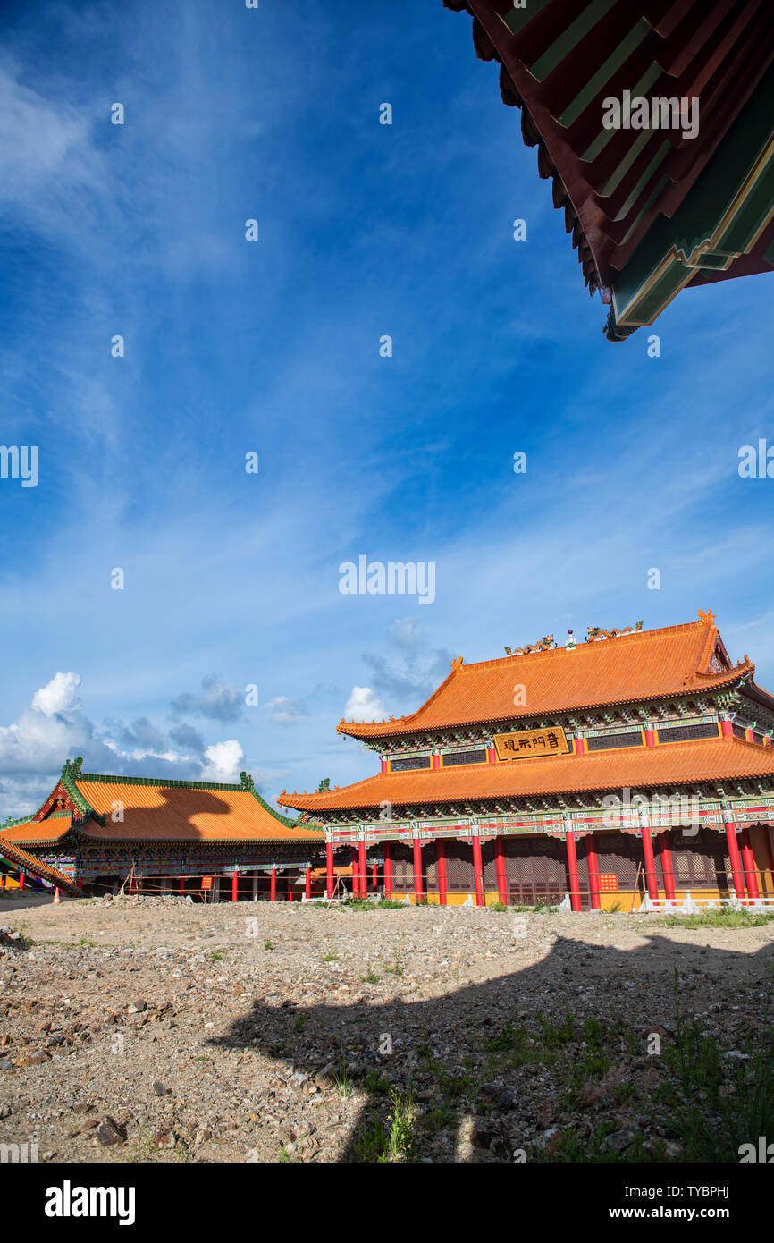 An ancient building under construction 1 Stock Photo - Alamy