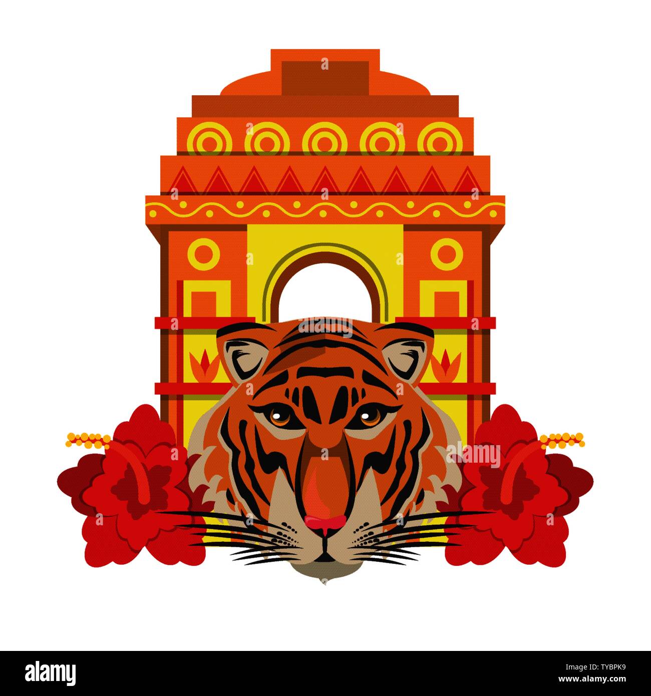 indian building monuments icon cartoon Stock Vector Image & Art - Alamy
