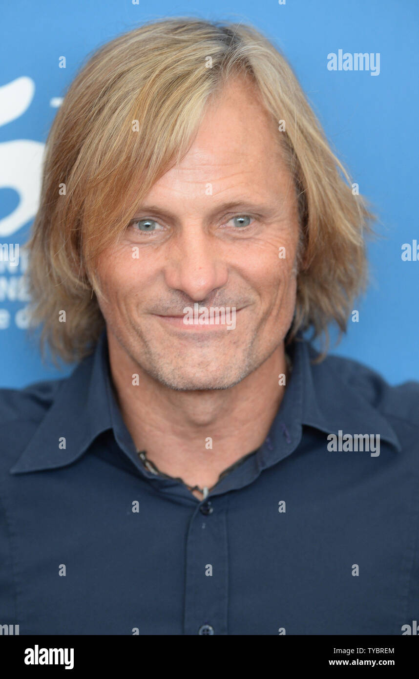 American actor Viggo Mortensen attends a photo call for "Loin Des ...