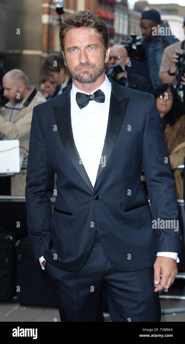 British actor Gerard Butler attends the "GQ Men Of The Year Awards" at ...