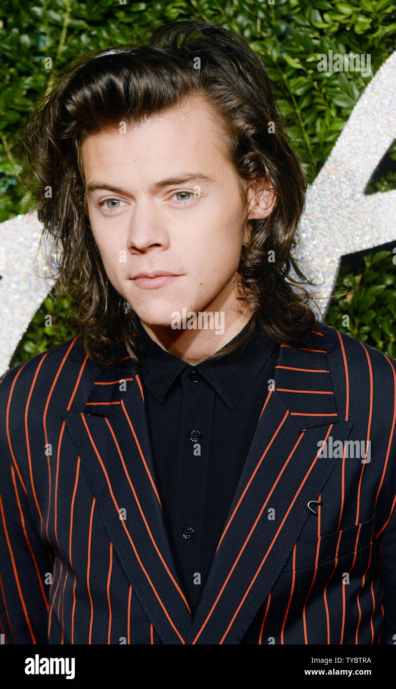 British singer Harry Styles from One Direction attends the "British ...