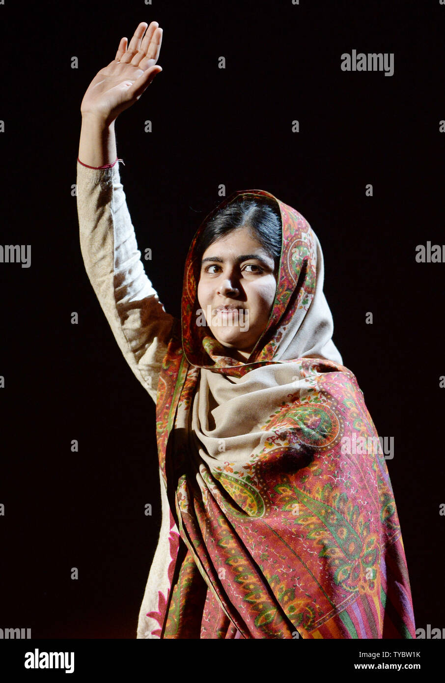 Pakistani activist for female education Malala Yousafzai attends at the ...
