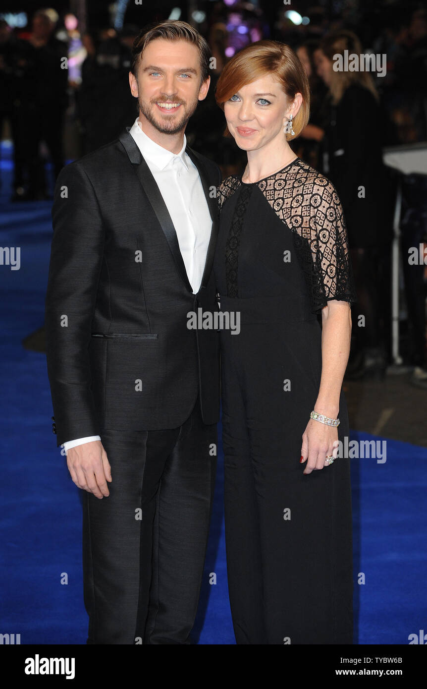 English actor Dan Stevens and wife Susie Harriet attend the European ...