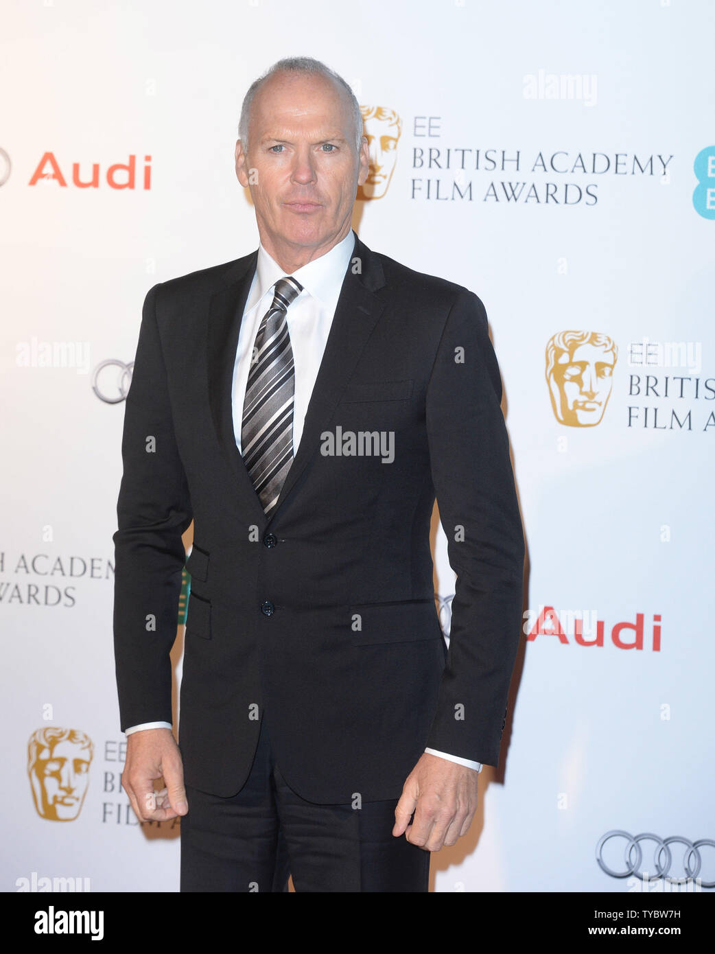 American actor Michael Keaton attends the "BAFTA Nominations Party" at ...