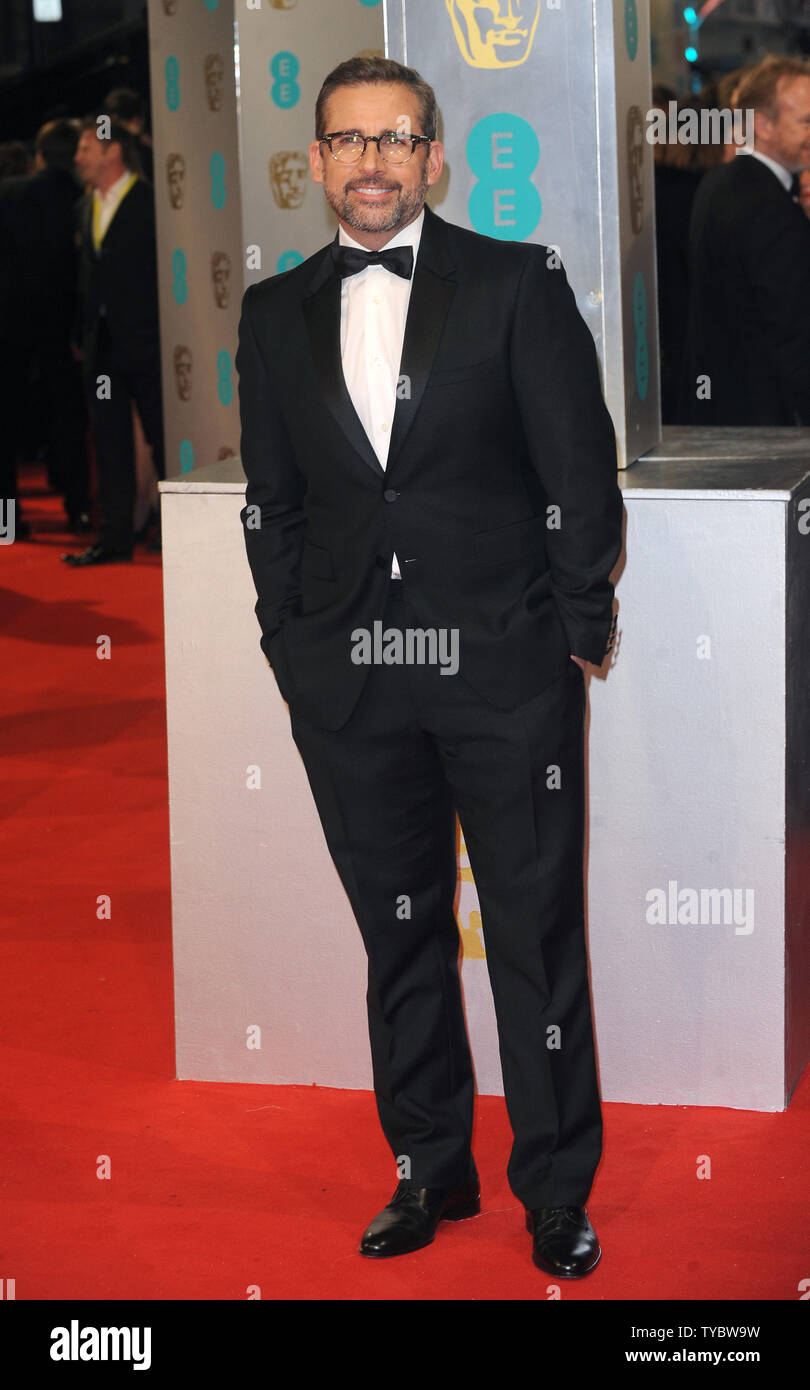 American actor Steve Carell attends The EE British Academy Film Awards ...