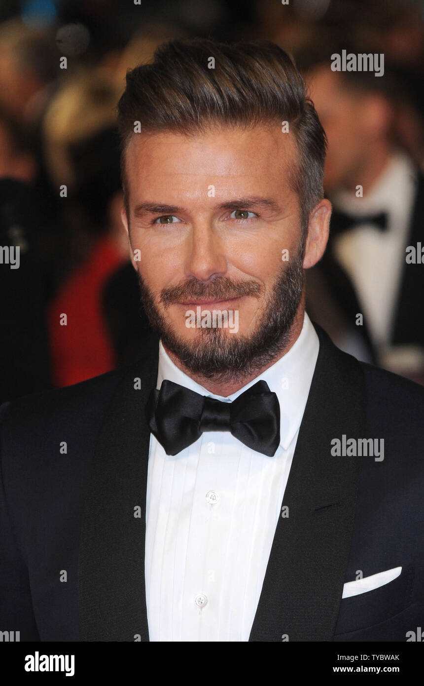 English former professional footballer David Beckham attends The EE ...