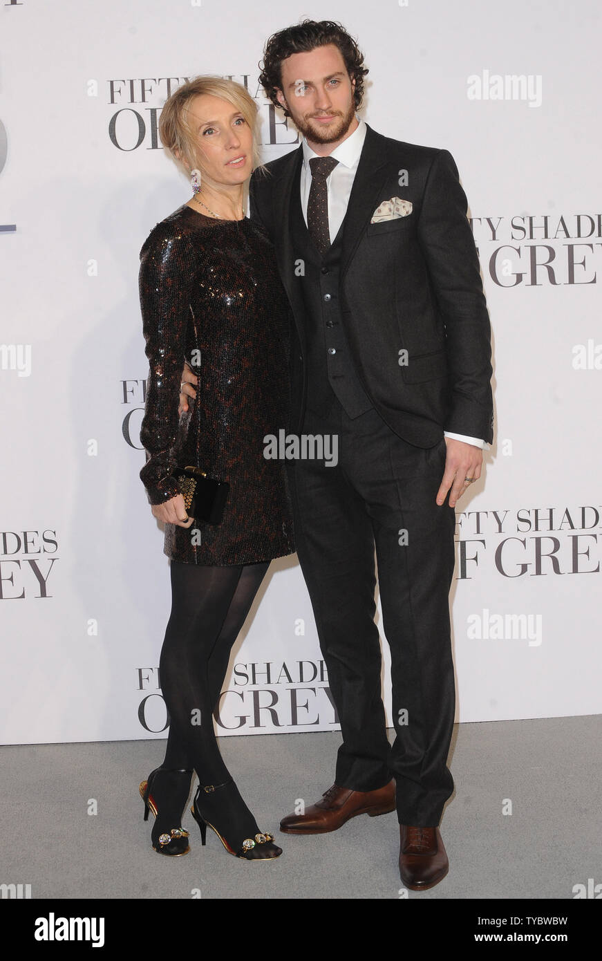 English filmmaker Sam Taylor-Johnson and English actor Aaron Taylor ...