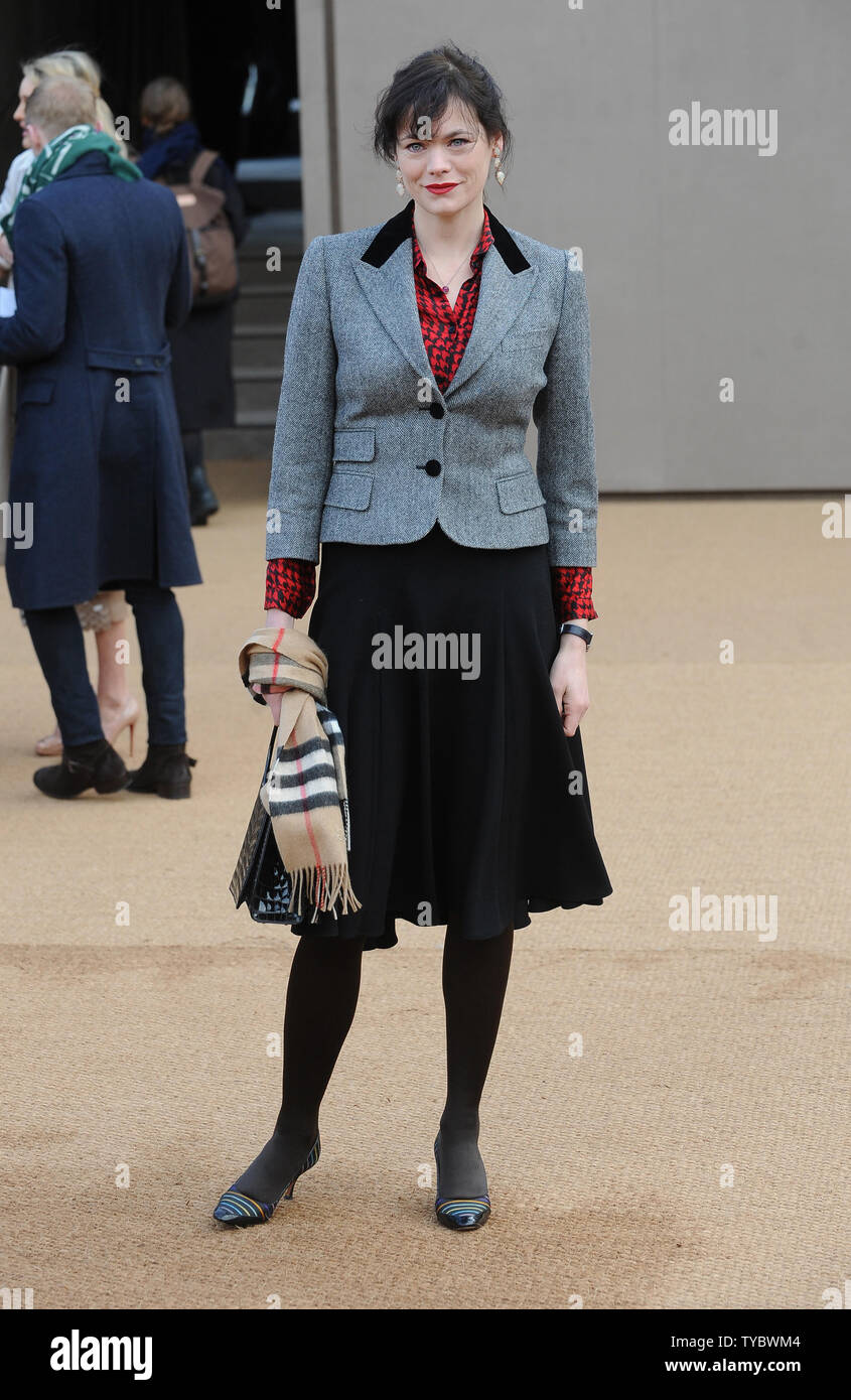 Irish designer Jasmine Guinness attends the Burberry Prorsum A/W15 ...