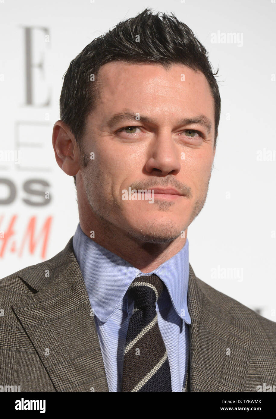 British actor Luke Evans attends the "Elle Style Awards" at the Walkie ...