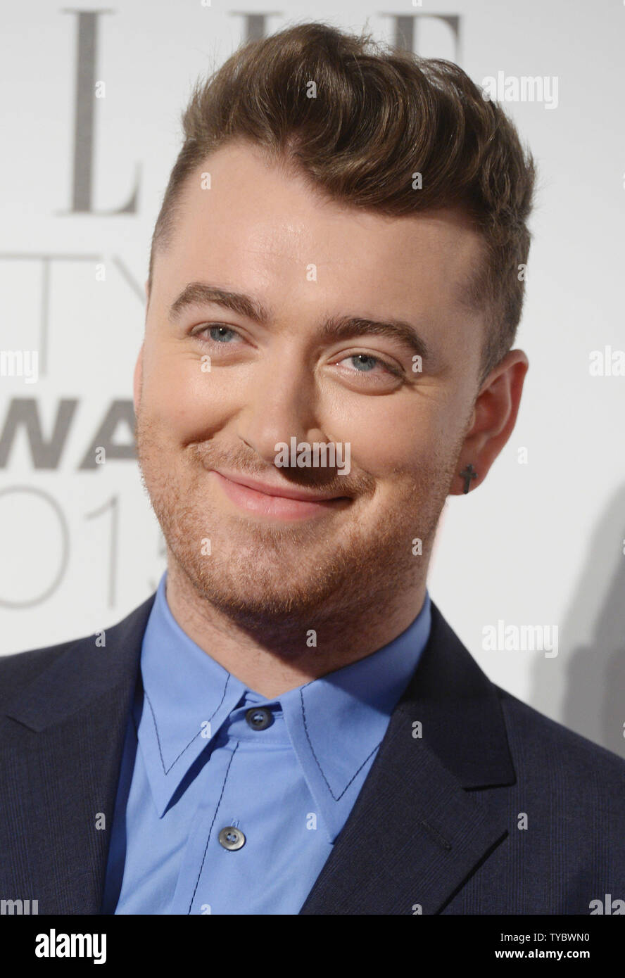 British singer Sam Smith attends the "Elle Style Awards" at the Walkie ...